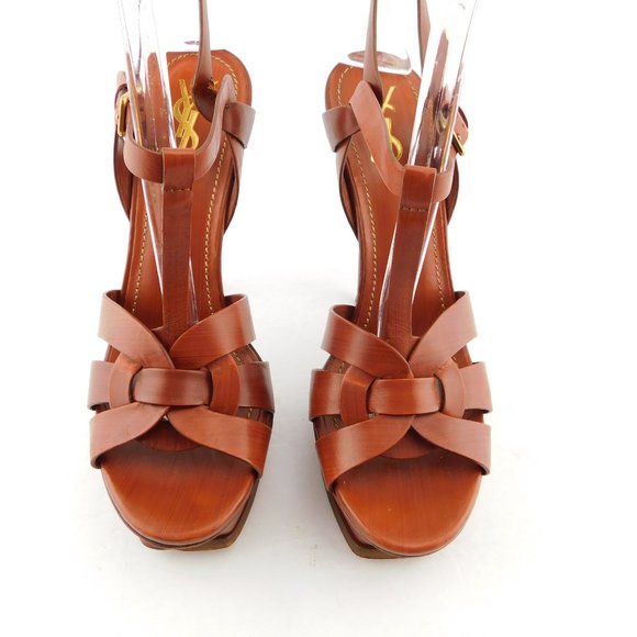Yves Saint Laurent | Shoes | Ysl Yves Saint Laurent Cognac Brown ...